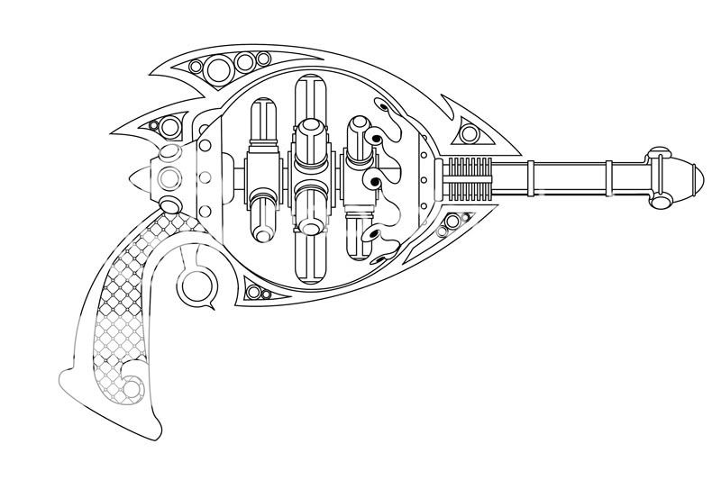 WETA Raygun competition- let's go! - Blender and CG Discussions ...