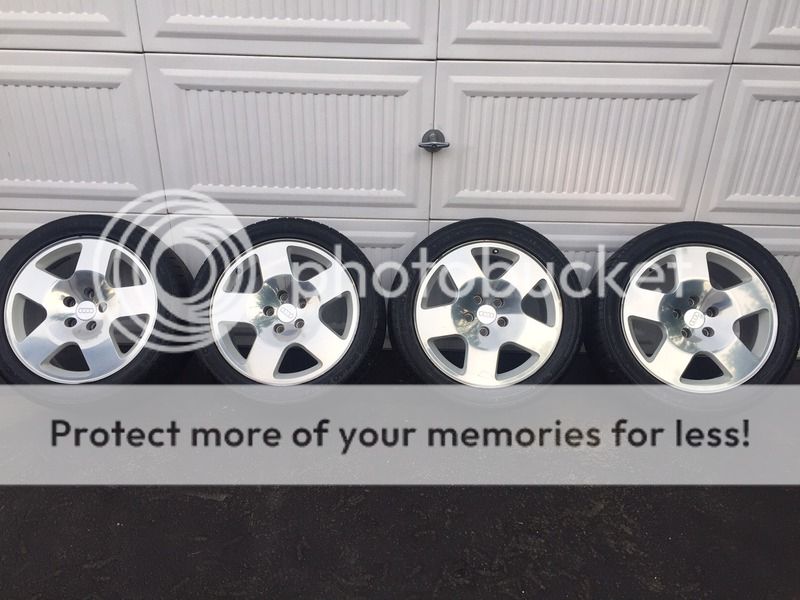 FS: Fat Five A6 Wheels 17x8 OEM w/Tires - Set of 4 | VW Vortex ...
