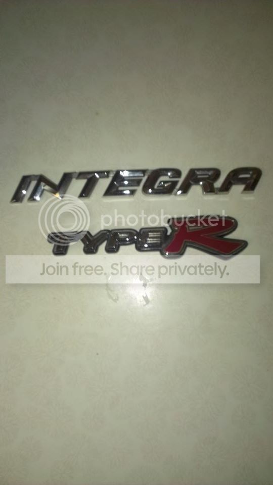 Jdm Dc5 Type R and Integra emblems | Acura RSX, ILX and Honda EP3 Forum