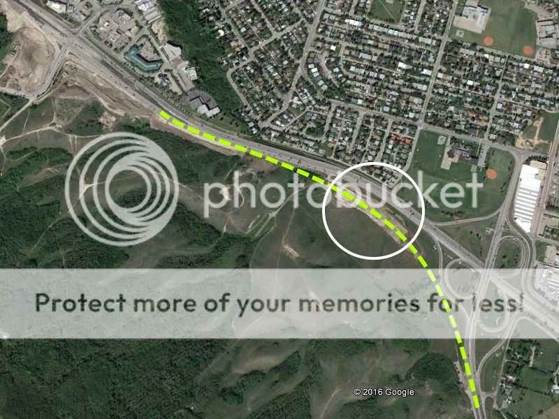 Alberta: Will the TCH be eventually rerouted onto the Sarcee/Glenmore ...