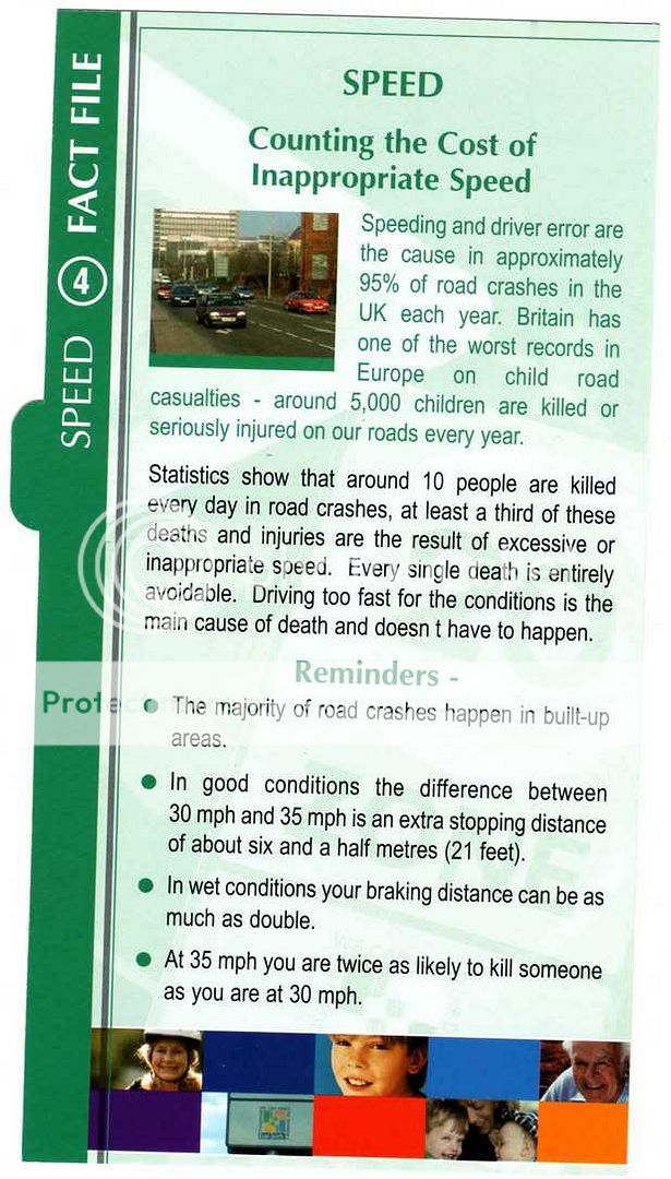 Safe Speed Forums • View topic - The Lancs Road Safety Leaflets-Speed Bit