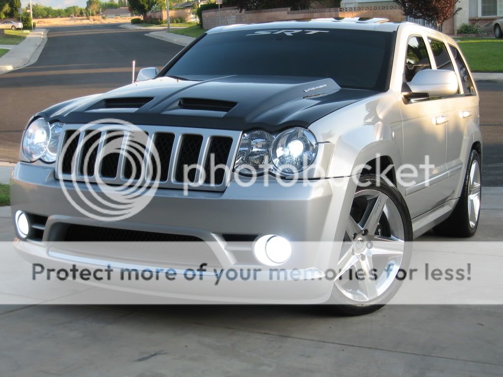 1st ever Jeep Srt8 CF cowl hood! Let's roll out mean TBSS's! Badass SUV ...