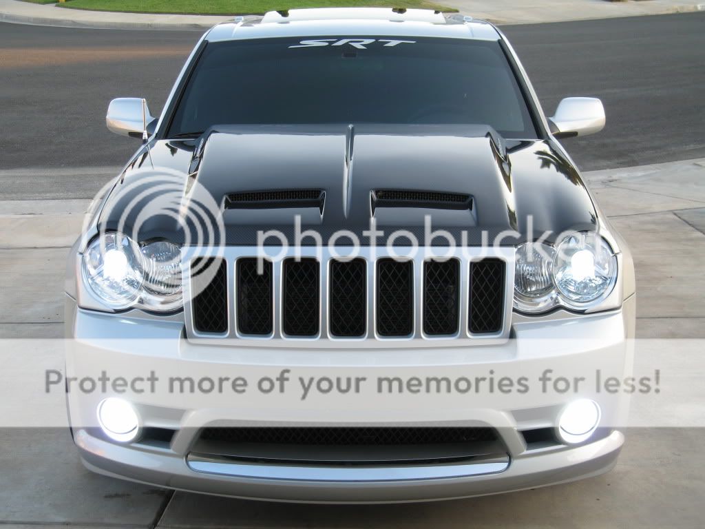 1st ever Jeep Srt8 CF cowl hood! Let's roll out mean TBSS's! Badass SUV ...