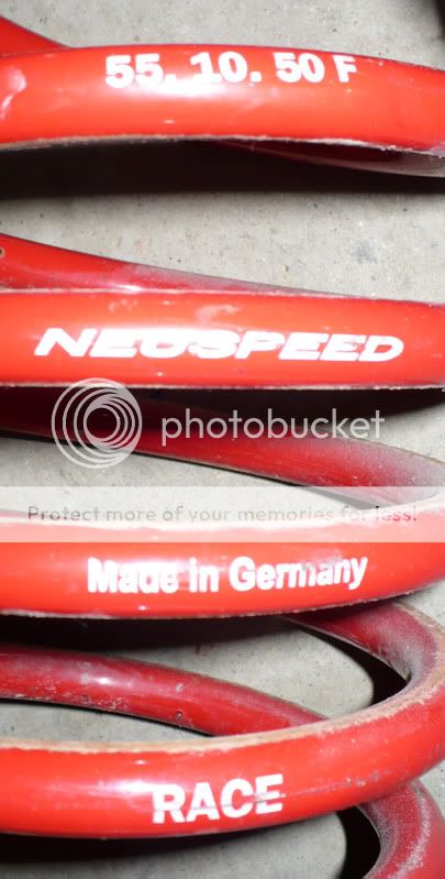 FS: Neuspeed Mk2 race springs | VW Vortex - Volkswagen Forum